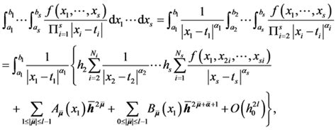 euler maclaurin expansions of errors for multidimensional weakly singular integrals and their