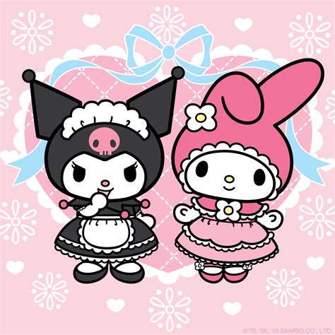 Sanrio Kuromi And My Melody Hello Kitty Drawing Hello Kitty Art Hello Kitty Iphone Wallpaper
