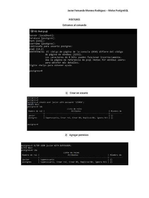 motor postgresql pdf postgre sql sql