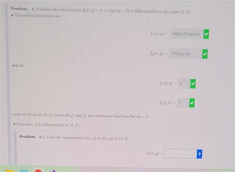 solved problem 2 let f x y 6xln y find l x y the