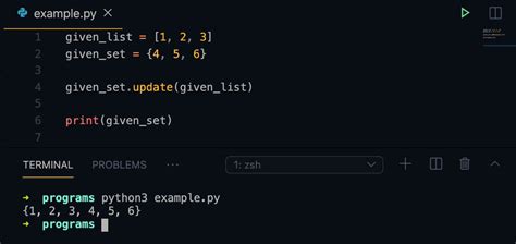 How To Append A List Tuple Or Set To A Set In Python Codevscolor