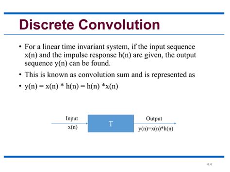 5 convolution and correlation of discrete time signals