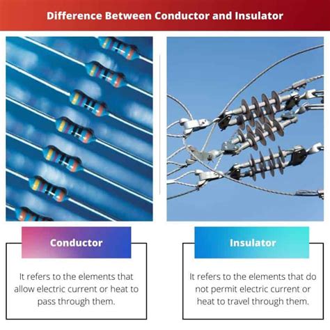 Conductor Vs Insulator Difference And Comparison