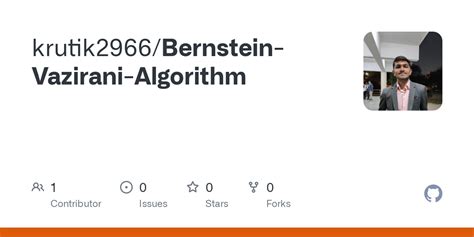 github krutik2966 bernstein vazirani algorithm