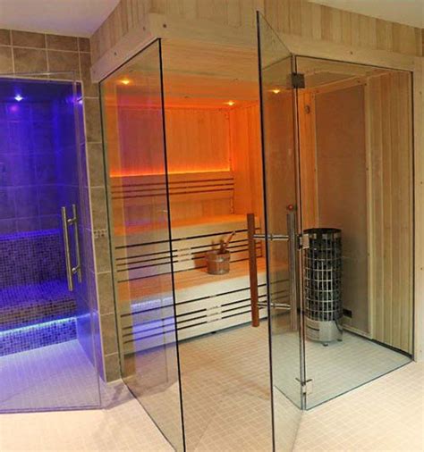 Bespoke Sauna Steam Room Combo Custom Built Home Commercial