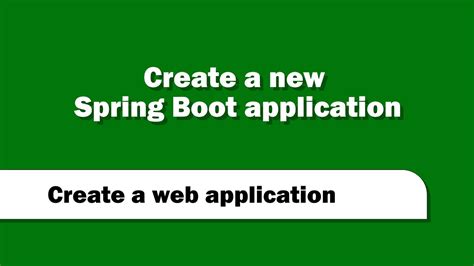 spring boot how to create an application using spring initializr youtube