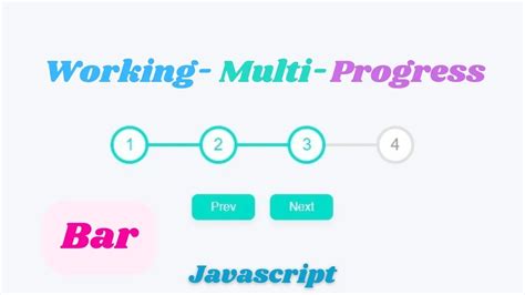 Multi Step Progress Bar By Using Html Css And JavaScript Javascript