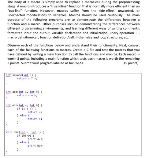what is macro in c