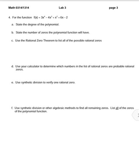 solved math 0314 1314 lab 3 page 3 4 for the function f x