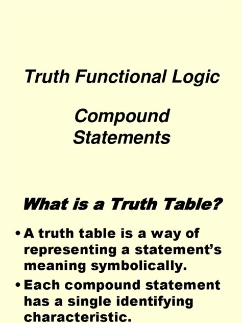 truth functional logic validity argument