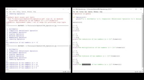 python 6 python 0 to 100 operators in python python tutorials embedded world youtube