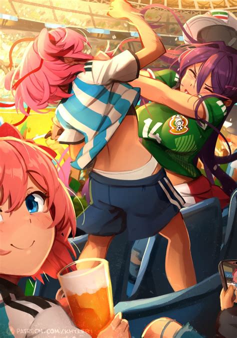 Yuri Natsuki And Sayori Doki Doki Literature Club And More Drawn
