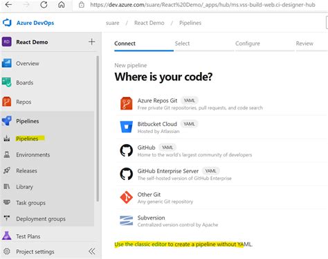 deploying react js application to azure app service with azure devops