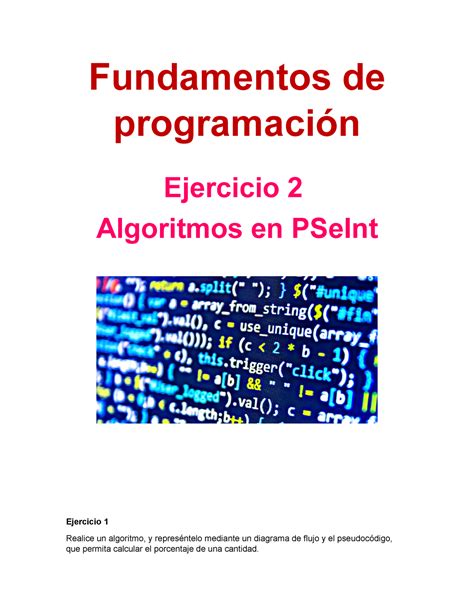 Ejercicios Resueltos En Pseint Image To U