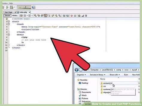 how to create and call php functions 13 steps with pictures