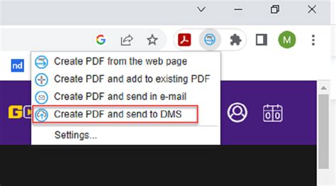 using kofax s create pdf and send to dms to add pdfs to directly to netdocuments optiable