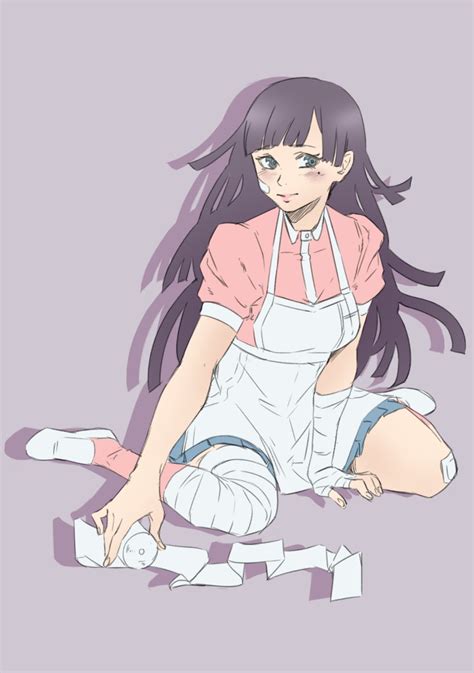 Safebooru 1girl Bandage Dangan Ronpa Highres Imdsound Long Hair Purple Hair Simple Background