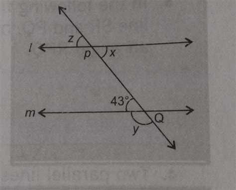 11 Land Mare Parallel Lines Intersected By A Transversal N At P And Q