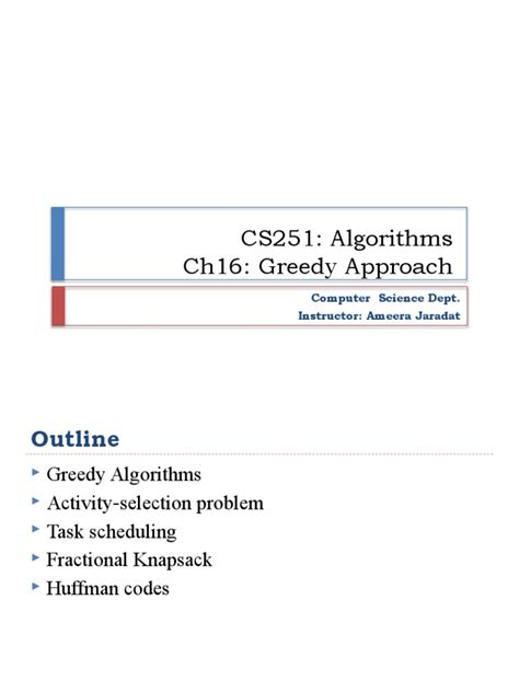 06 ch16 greedy algorithm pdf code applied mathematics