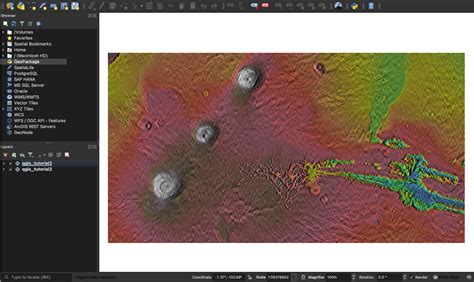 Import A Raster Into QGIS From JMARS JMARS Java Mission Planning