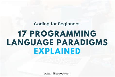 17 programming language paradigms explained for beginners
