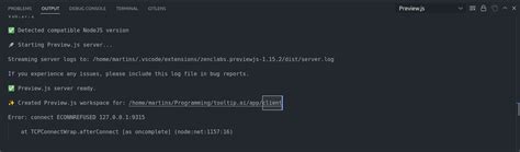 error connect econnrefused 127 0 0 1 9315 · issue 1085 · fwouts previewjs · github