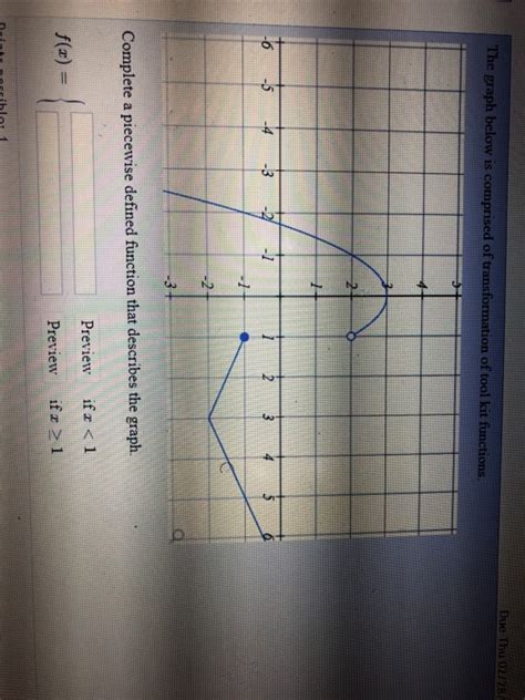 solved the graph below is comprised of transformation of