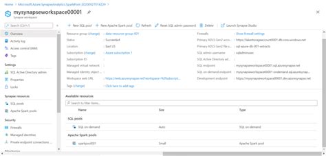 working with spark pools in azure synapse analytics