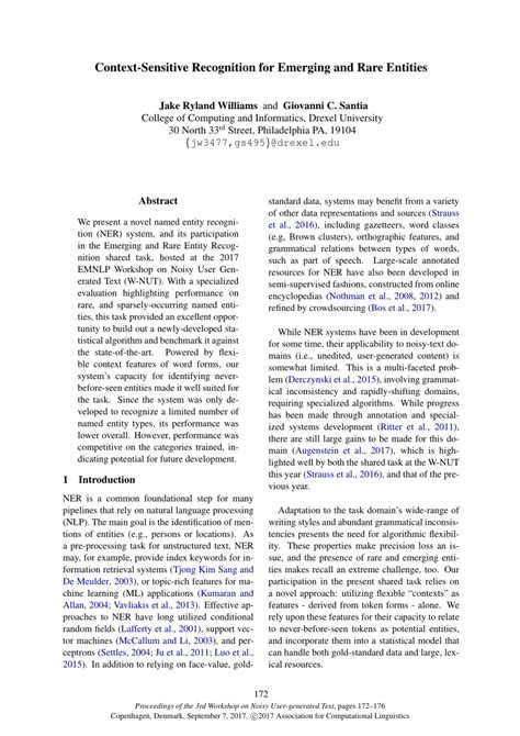 pdf context sensitive recognition for emerging and rare entities