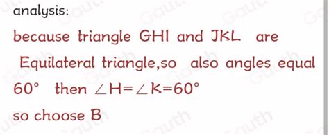 solved 4 triangles ghi and jkl are both equilateral triangles and ∠ t corresponds to ∠ k wiae