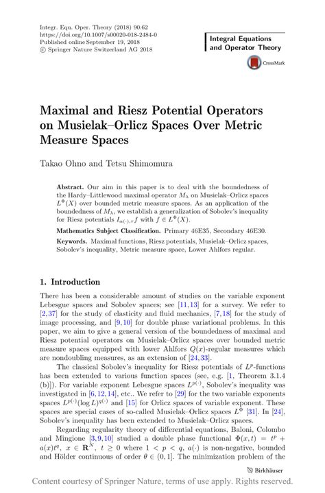 maximal and riesz potential operators on musielak orlicz spaces over metric measure spaces