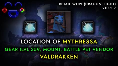 Gear For Elemental Overflow Vendor Mythressa Dragonflight YouTube