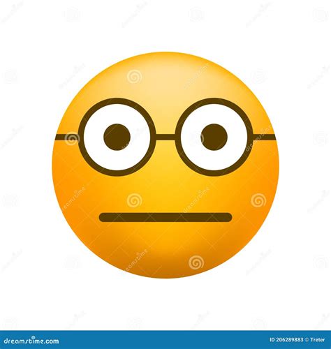 Cute High Quality Emoticons On White Background Isolated Vector Illustration Stock Vector
