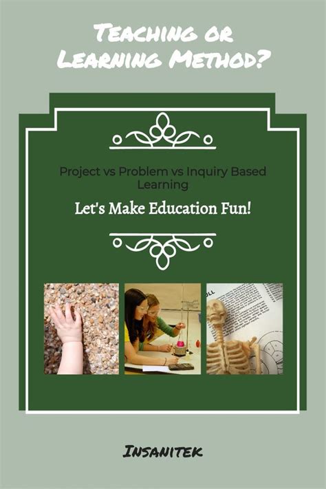 Project Based Learning Vs Problem Based Learning