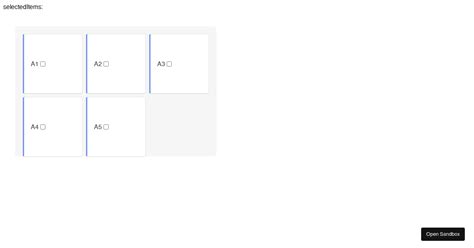 Grid View Multi Select POC Forked Codesandbox