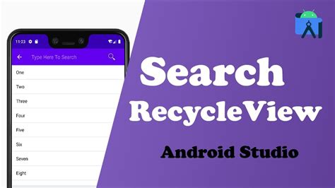 Search A Recycler View In Android Studio 2023 YouTube