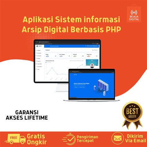 Jual Aplikasi Sistem Informasi Arsip Digital Berbasis PHP Shopee