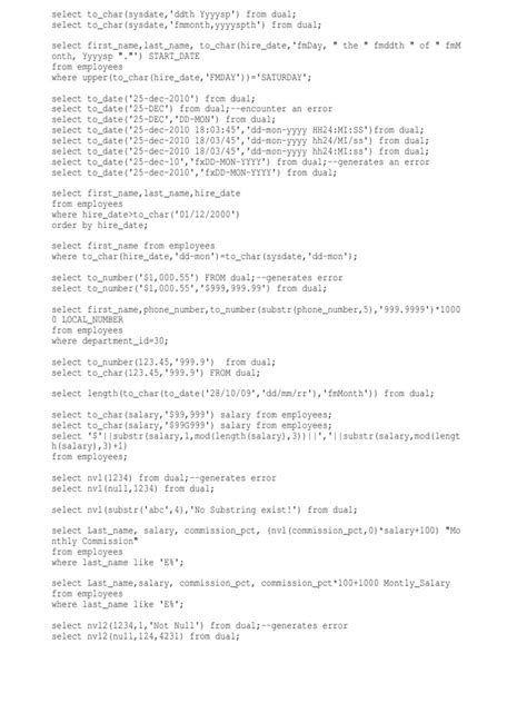 sql queries pdf database index data management software