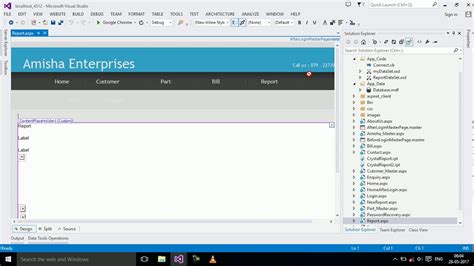Asp Net Crystal Report With Stored Procedure YouTube