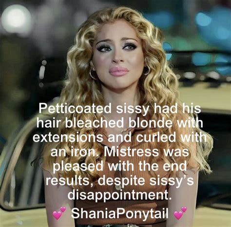 Feminized Male Sissy Bleached Blonde Artofit