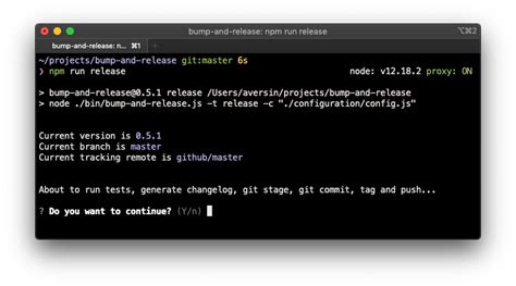 Github Aversini Bump And Release Bump And Release Is A Tiny Command