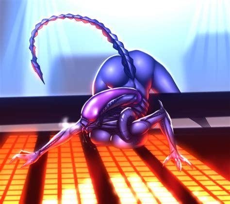 Rule 34 2d Alien Alien Franchise Alien Girl Alien Humanoid Bent Over Black Body Blush