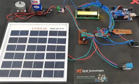 iot based solar panel monitoring system using arduino and esp8266 m tech b tech engineering