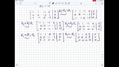 Determine The Null Space Of Each Of The Following Matrices Begin