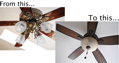 How To Change Light Fixture On Ceiling Fan