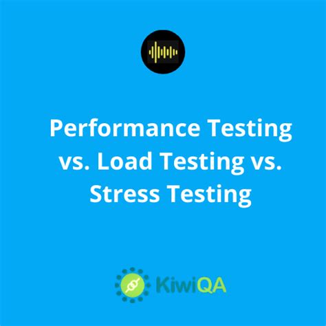 performance testing vs load testing vs stress testing software testing podcast