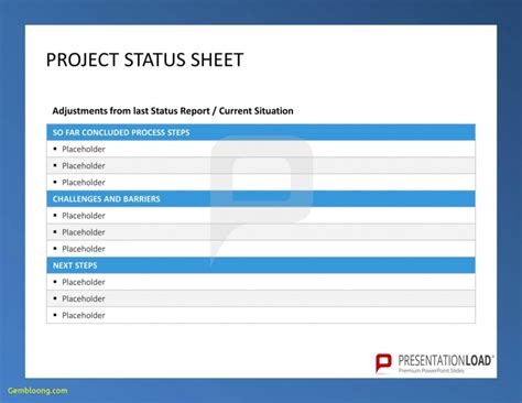 Project Manager Status Report Template Awesome Free Project Management