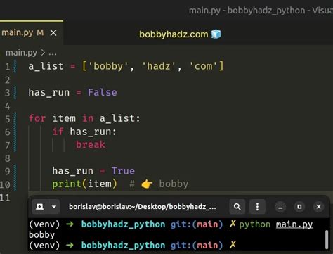 Run A Function Or A Loop Only Once In Python Bobbyhadz