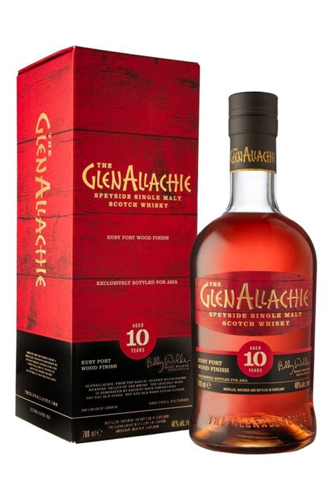 Rượu Whisky Glenallachie Asia Exclusive 10 Year Old Ruby Port Wood Finish Whiskyvn