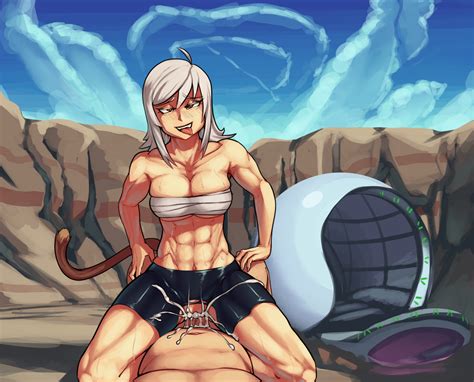 rule 34 abs ahe gao boxman breasts cleavage cowgirl position cum cum in pussy cum inside